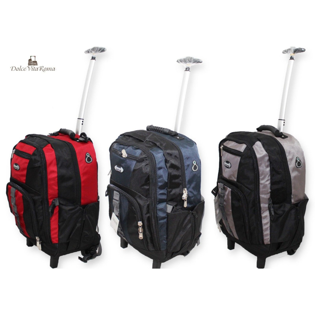 ZAINO TROLLEY VALIGIA CABINA BAGAGLIO A MANO Porta PC RYANAIR EASY JET ...